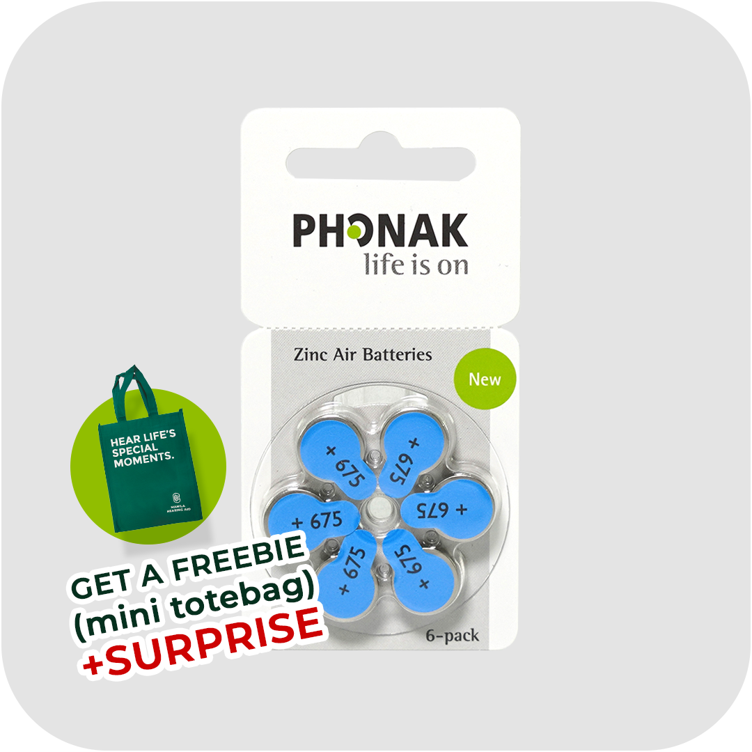 Phonak Hearing Aid Battery - Size 675 – Manila Hearing Aid