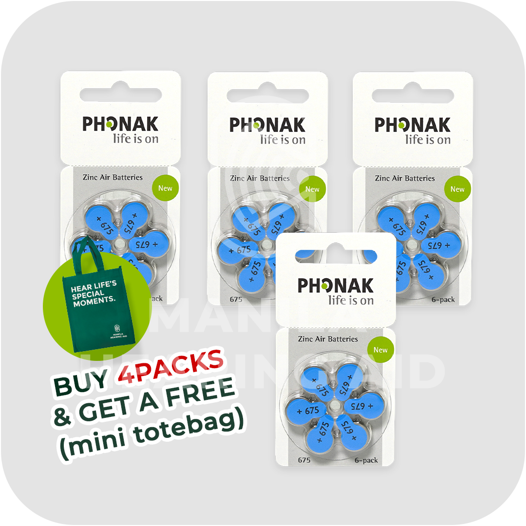 Phonak Hearing Aid Battery - Size 675 – Manila Hearing Aid